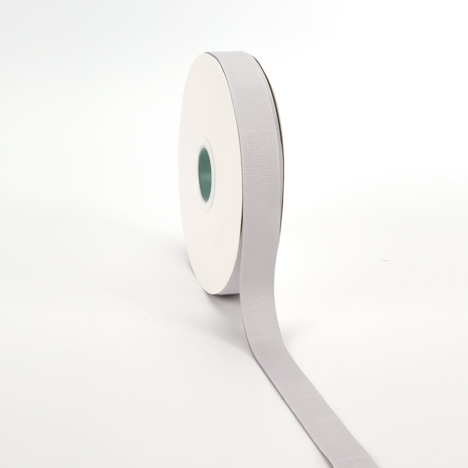 7/8" Textured Grosgrain Ribbon | Shell Grey (007) | 100 Yard Roll