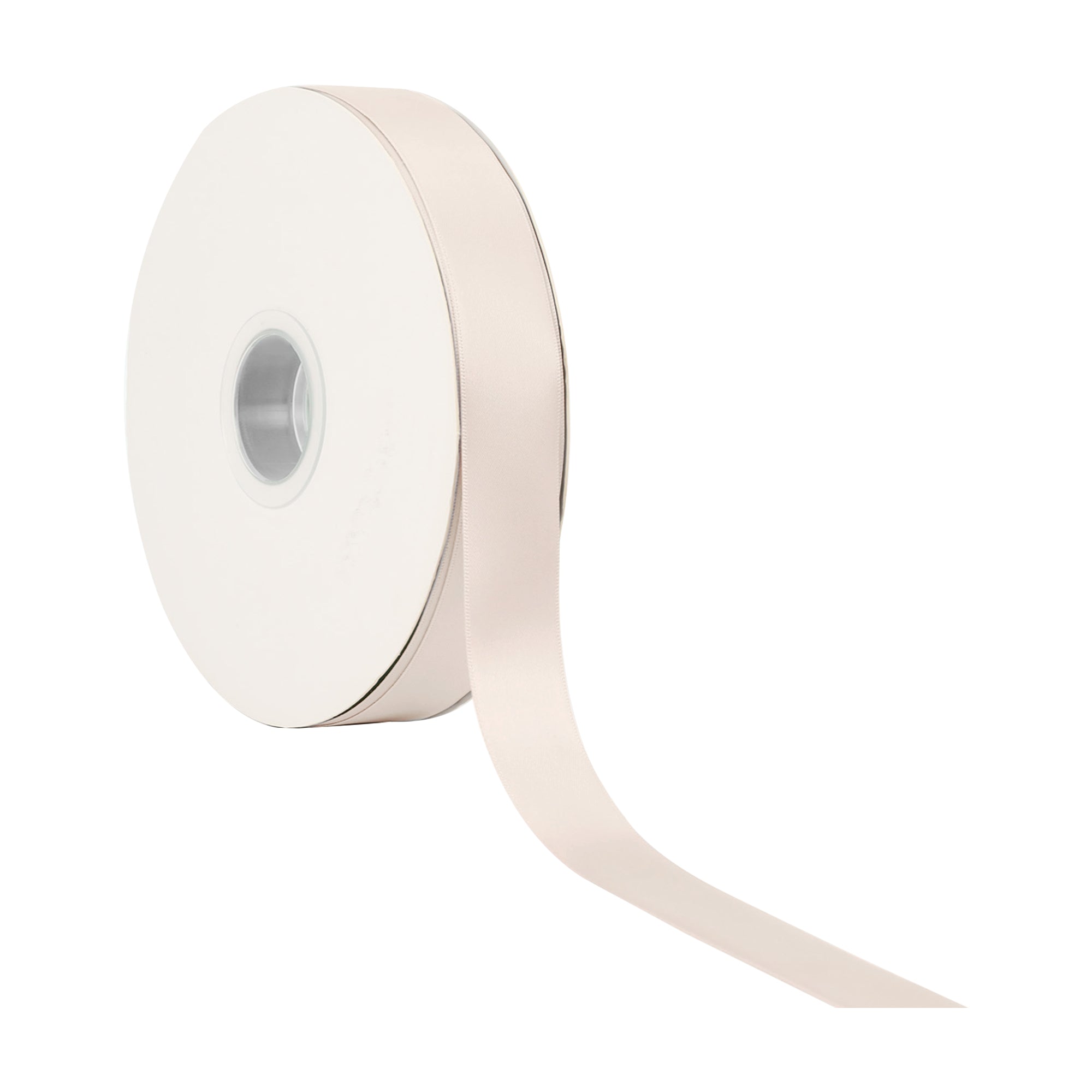1" Double Face Satin Ribbon | Vanilla (813) | 100 Yard Roll
